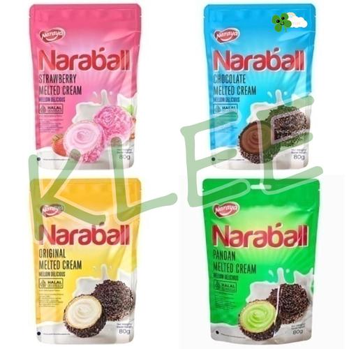 Promo Naraya NARABALL Biscuit Wafer Ball Original Chocolate Strawberry ...