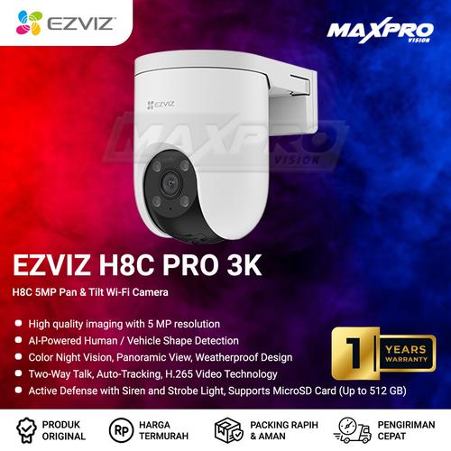 Jual EZVIZ H8C PRO 5MP - IP CAMERA SMART WIRELESS 5MP TWO WAY AUDIO ...