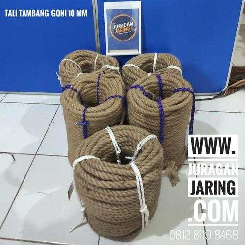 Jual Tali tambang Goni 10 mm Manila jute sisal Dadung Per Roll - Kota ...