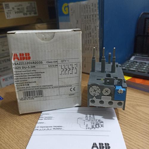 Jual THERMAL OVERLOAD RELAY ABB TA25DU-5.0M 3,5-5,0A ORIGINAL - Kota ...