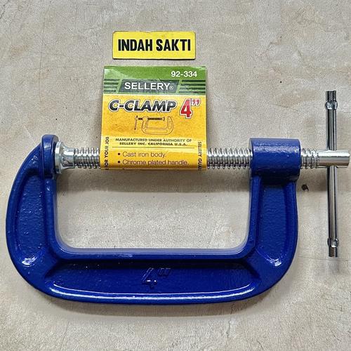 Jual Catok Clamp Penjepit / Klem C / C-Clamp 4 inch Sellery - Kota ...