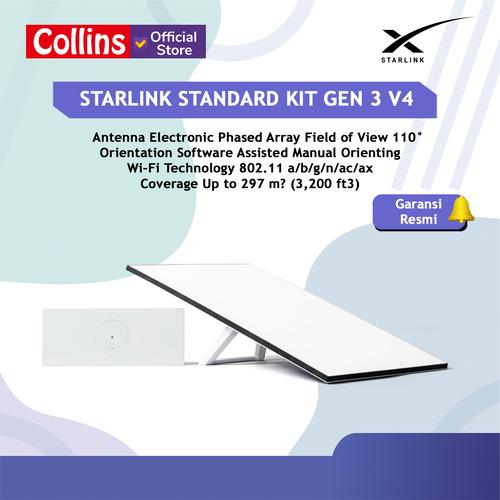 Promo Starlink V4 Gen 3 Satelite Kit Antena Wi-Fi 6 Router Cicil 0% 3x ...