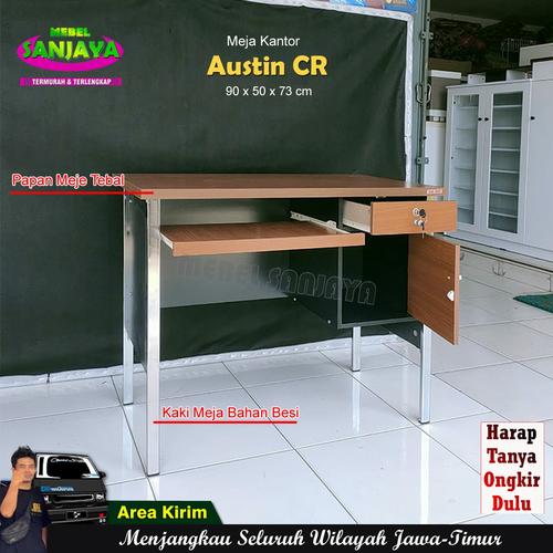 Jual Meja Computer dengan Kaki Besi 90cm Kualitas Mewah Harga Murah ...
