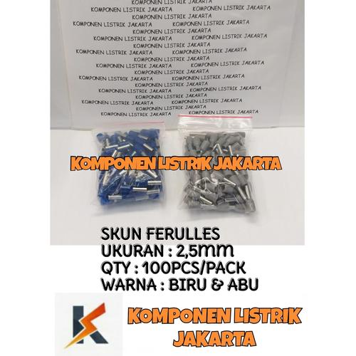 Jual Skun Ferulles 2,5mm / Skun Ferules 2.5 / Skun Ferules LT-2,5 ...