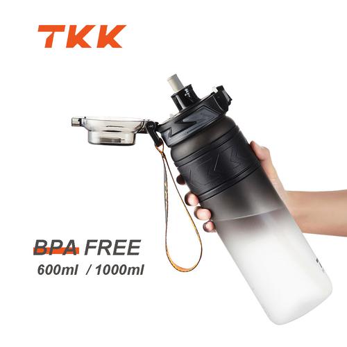 Jual TKK Botol Minum Viral Botol Plastik BPA FREE Anti tumpah 600ml /1liter Botol Air Minum ...