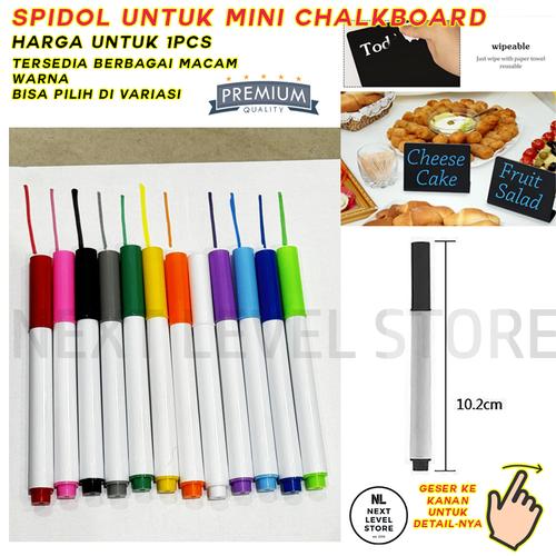 Promo Spidol Marker Untuk Papan Mini Chalkboard Harga Label Reusable ...
