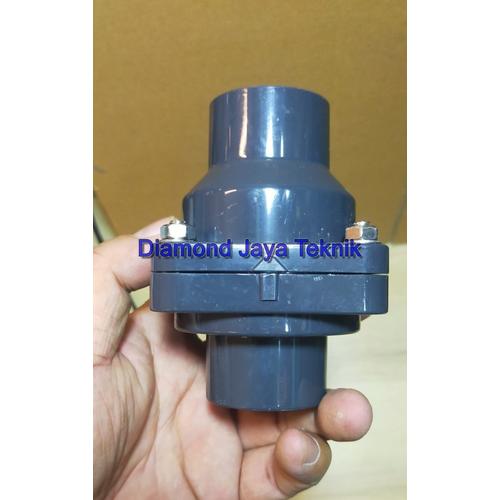 Jual Swing Check PVC 2" DN50/ Klep Tabok PVC 2" Inch DN 50 / Flap Check ...