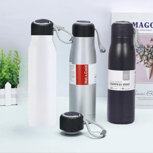 Jual Tumbler Sport 500ml - Botol Sport Tali Premium Stainless Air Panas ...