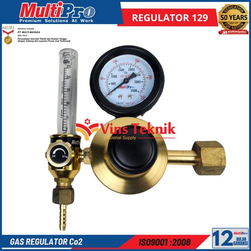 Promo MULTIPRO GAS Regulator 129 Gas Co2 Flow Meter Regulator Las ...