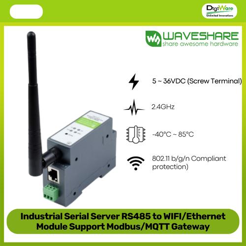 Jual Industrial Serial Server RS485 to WIFI/Ethernet Module Support ...