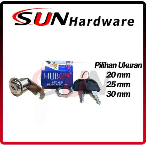 Jual Kunci Lemari Loker Huben HL- 103 20 25 30 mm Kait Cam Lock ...