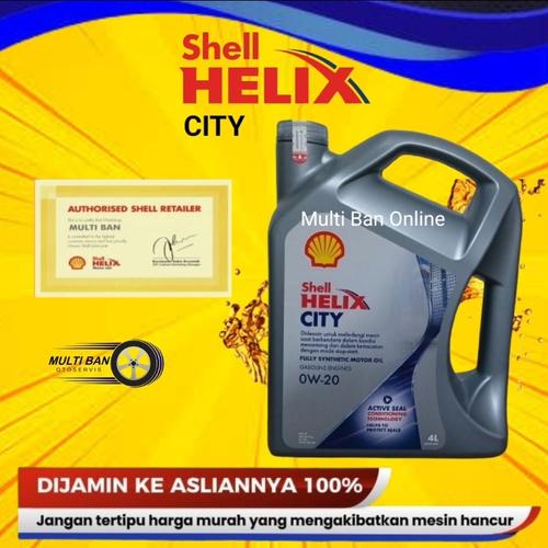 Jual Oli Shell Helix City 0W 20 @4 liter - Kab. Bekasi - MULTI BAN ...