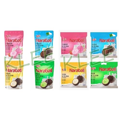 Promo Naraya NARABALL Biscuit Wafer Ball Original Chocolate Strawberry ...
