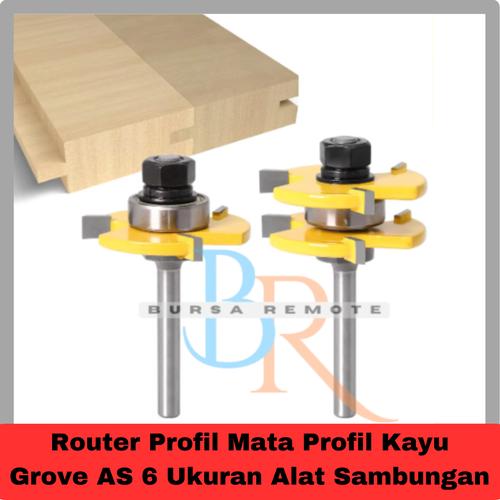 Jual Router Profil Mata Profil Kayu AS 6 Ukuran Alat Sambungan Kayu ...