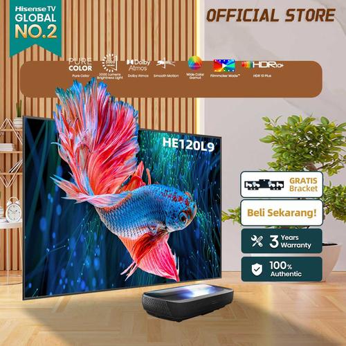 Promo Hisense TV 120 inch - 4K - HE120L9 LASER TV - VIDAA U6 - UHD ...