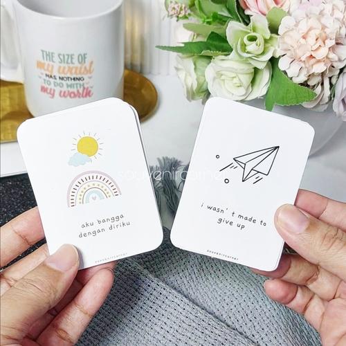 Jual Positive Affirmation Cards Eksklusif | Kartu Motivasi Positif ...