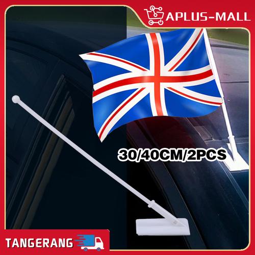 Jual 2PCS Tiang Bendera Di Mobil 30cm 40cm PP Tiang Bendera Mobil ...