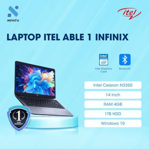Promo Laptop iTEL Able 1 Intel Celeron N3350 Ram 4GB/1TB HDD Windows 10 ...