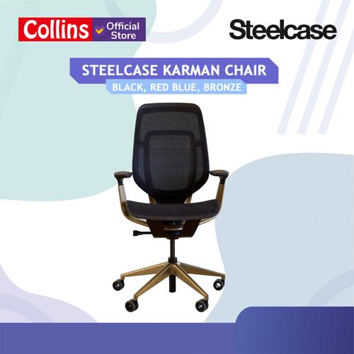 Promo STEELCASE KARMAN CHAIR BLACK MATTE BRASS KURSI KERJA / KURSI ...