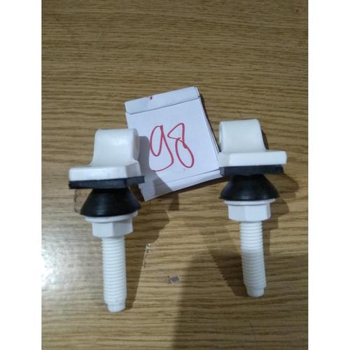 Jual engsel closet putih baut mur pemasang tutup toilet duduk TOTO ...