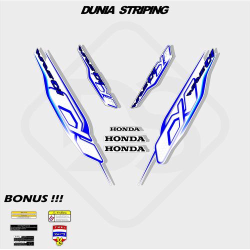 Promo STRIPING STICKER STOCK DECAL STIKER HONDA SUPRA FIT NEW / WAVE LX ...
