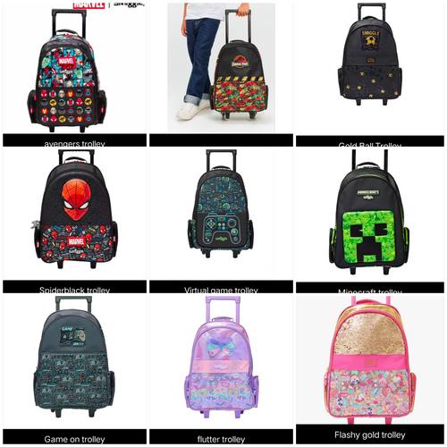 Jual Tas Koper Smiggle Avengers minecraft minnie, ariel Tas Sekolah ...