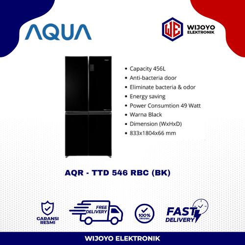 Jual KULKAS AQUA JAPAN AQR TTD 546 RBC-BK / 546 RBG LEMARI ES 4 PINTU ...