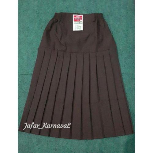 Jual SERAGAM SEKOLAH ROK PANJANG PRAMUKA COKLAT SD, SMP ,SMA REMPEL LIPIT TURUN PINGGANG ...
