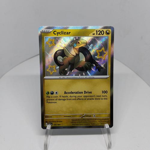 Jual Pokemon CYCLIZAR BABY SHINY RARE TCG PALDEAN FATES #195/091 EN ...