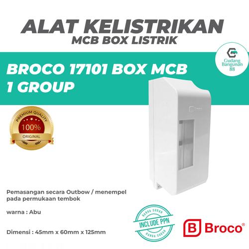 Jual mcb broco mcb box broco SNI ORIGINAL - 17101 1 GROUP - Jakarta Utara - GUDANG BANGUNAN 88 ...