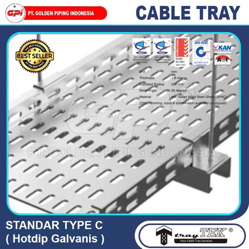 Jual Cable Tray Type C - H50 Tebal 1,8mm - Hotdip Galvanize merk ...