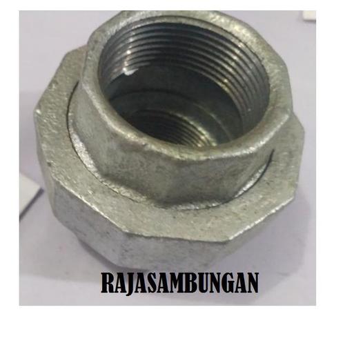 Jual Water Mur Besi 2 inch Union Soket Sambungan Pipa Watermur Moor ...