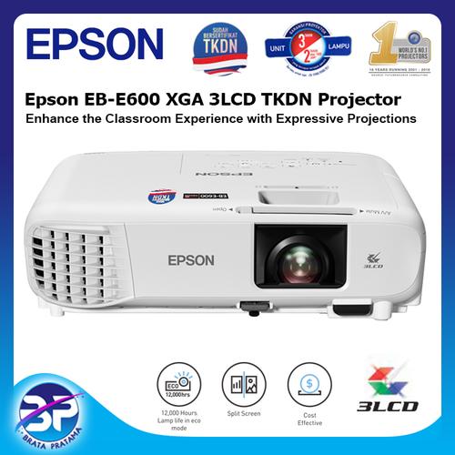 Jual Epson EB-E600 XGA 3LCD TKDN Certified Projector - Jakarta Barat ...