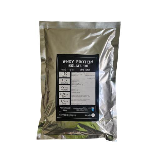 Jual Susu Protein Whey Protein ISOLATE WPI 90 500 gram - 450 Gram ...