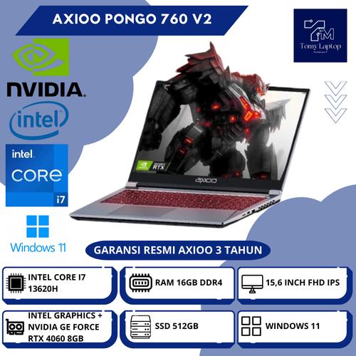 Jual LAPTOP BARU AXIOO PONGO 760 V2 INTEL CORE I7-13620H RAM 16GB DDR4 ...