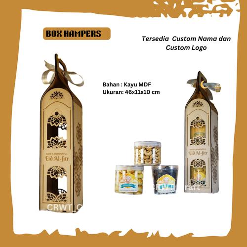 Jual Keranjang Parcel Box Hampers Persegi Panjang aesthetic kayu ...