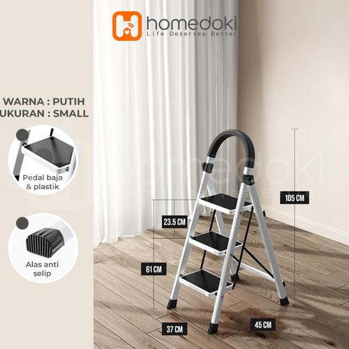 Jual Tangga Lipat / Tangga Besi Lipat 3/4/5/6 Steps Household Steel ...