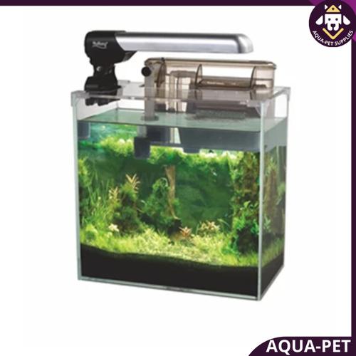 Promo Akuarium Dengan Filter dan Lampu LED Haiyang 14 Liter Aquarium ...