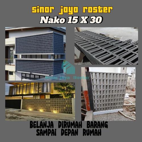 Jual roster beton nako 15X30 / roster beton minimalis - Putih - Jakarta ...