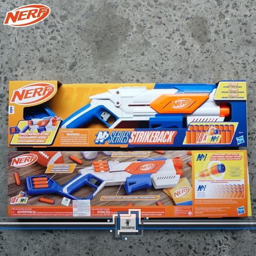 Promo Nerf N Series Strikeback Dart Blaster Shotgun with 18 Nerf N1 ...