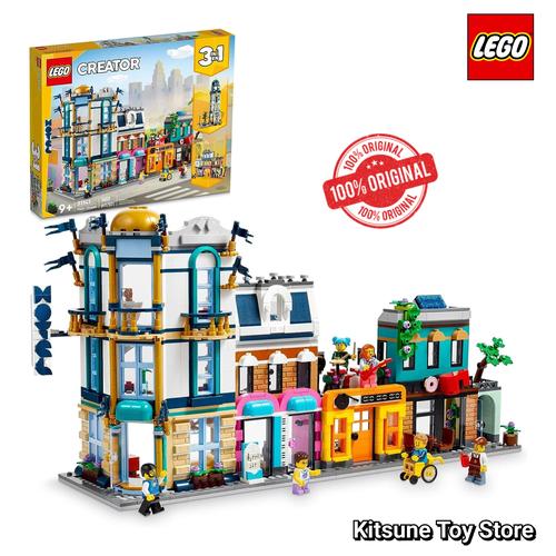 Jual Lego Creator 3 in 1 Main Street 31141 Building Set Original ...