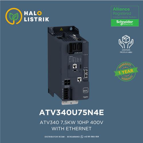 Jual ATV340U75N4E Variable Speed Drive - 7.5kW- 400V - 3 phases ...
