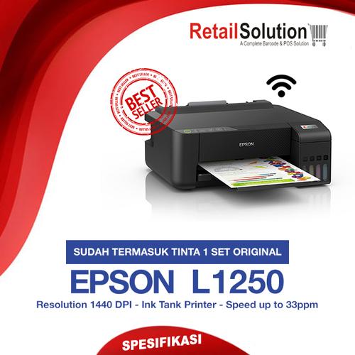 Promo Printer Infus Tanki Warna A4 WiFi - Epson L1250 - Kota Bandung ...