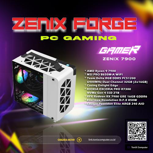 Promo PC Gaming ToniX ZeniX Force AMD Ryzen 7 7900 | 32GB | 2TB | RX ...