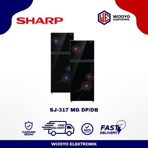 Jual Kulkas 2 Pintu Sharp SJX 317 MG DB/DP 256 Liter Tingi 163cm Shine ...