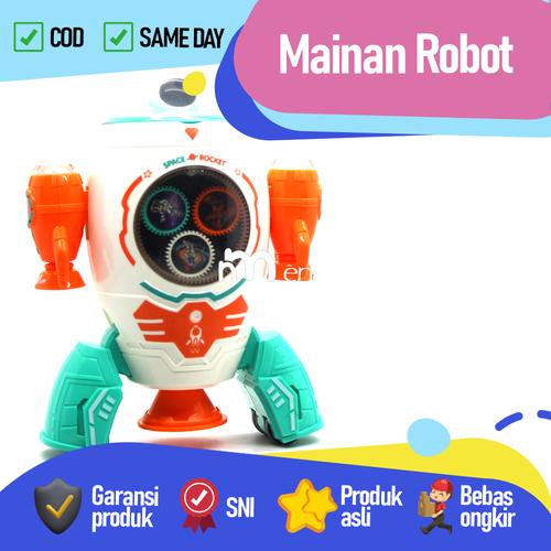 Jual Mainan Edukasi Anak Robot Roket Astronot Rotating - Jakarta Utara ...
