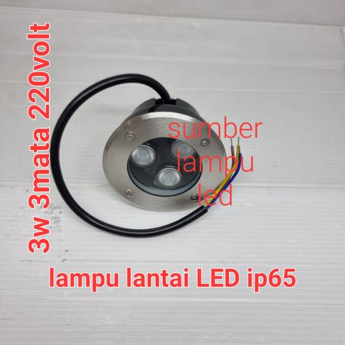 Jual lampu tanam lantai tangga taman outdoor led 3watt 3w 3 watt 3 w ...