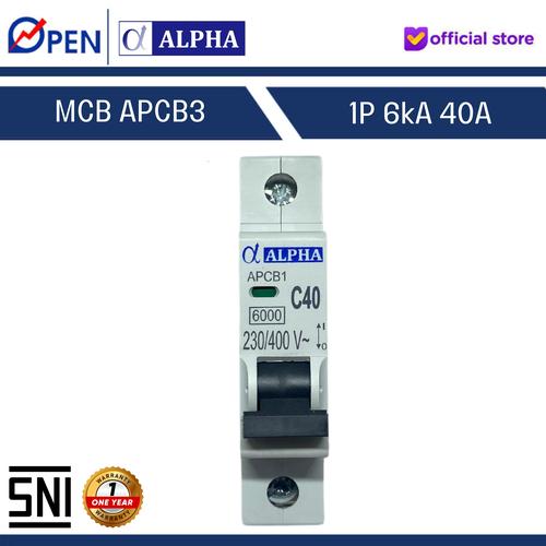 Jual MCB 1P 6KA 40A Brand Alpha - Jakarta Pusat - PUMA ELEKTRIK NIAGA ...