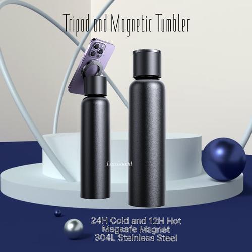 Jual Premium Stainless Steel Tumbler with Magnetic Tripod for Mobile ...