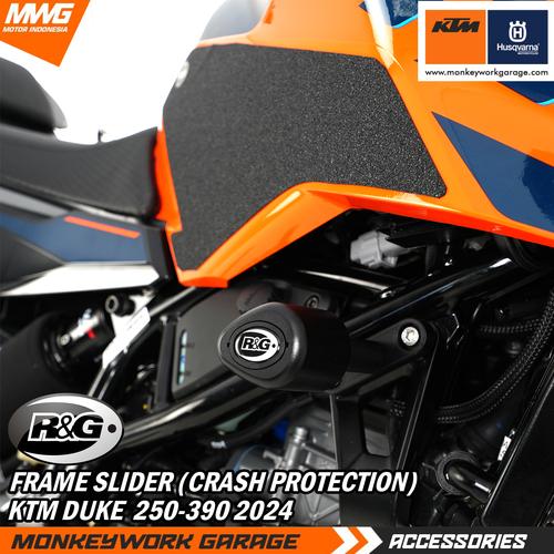 Jual R&G FRAME SLIDER (CRASH PROTECT) KTM DUKE 250-390 TAHUN 2024 ...